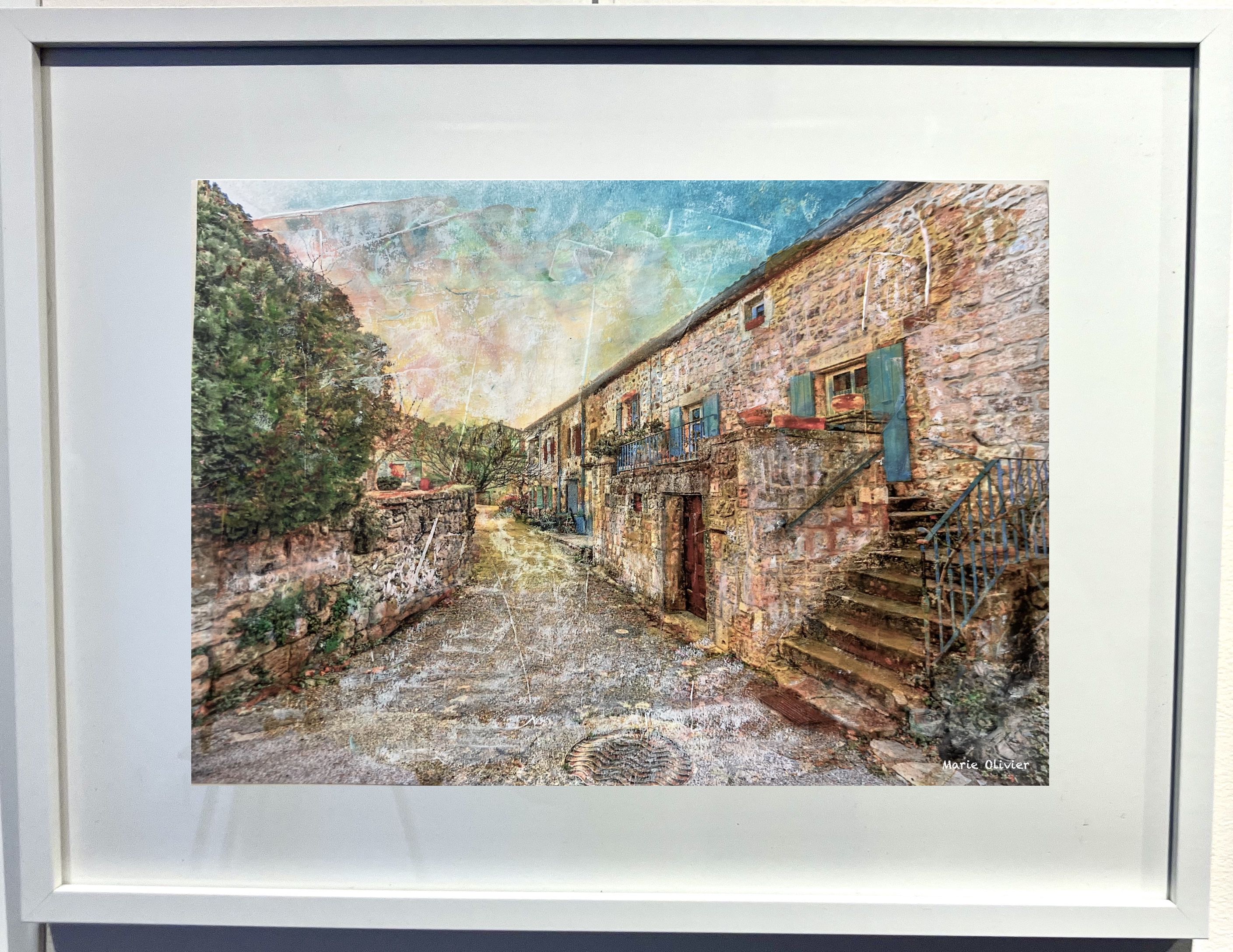 Ailhon, village d'Ardèche par Marie Olivier | Kwaz'Art