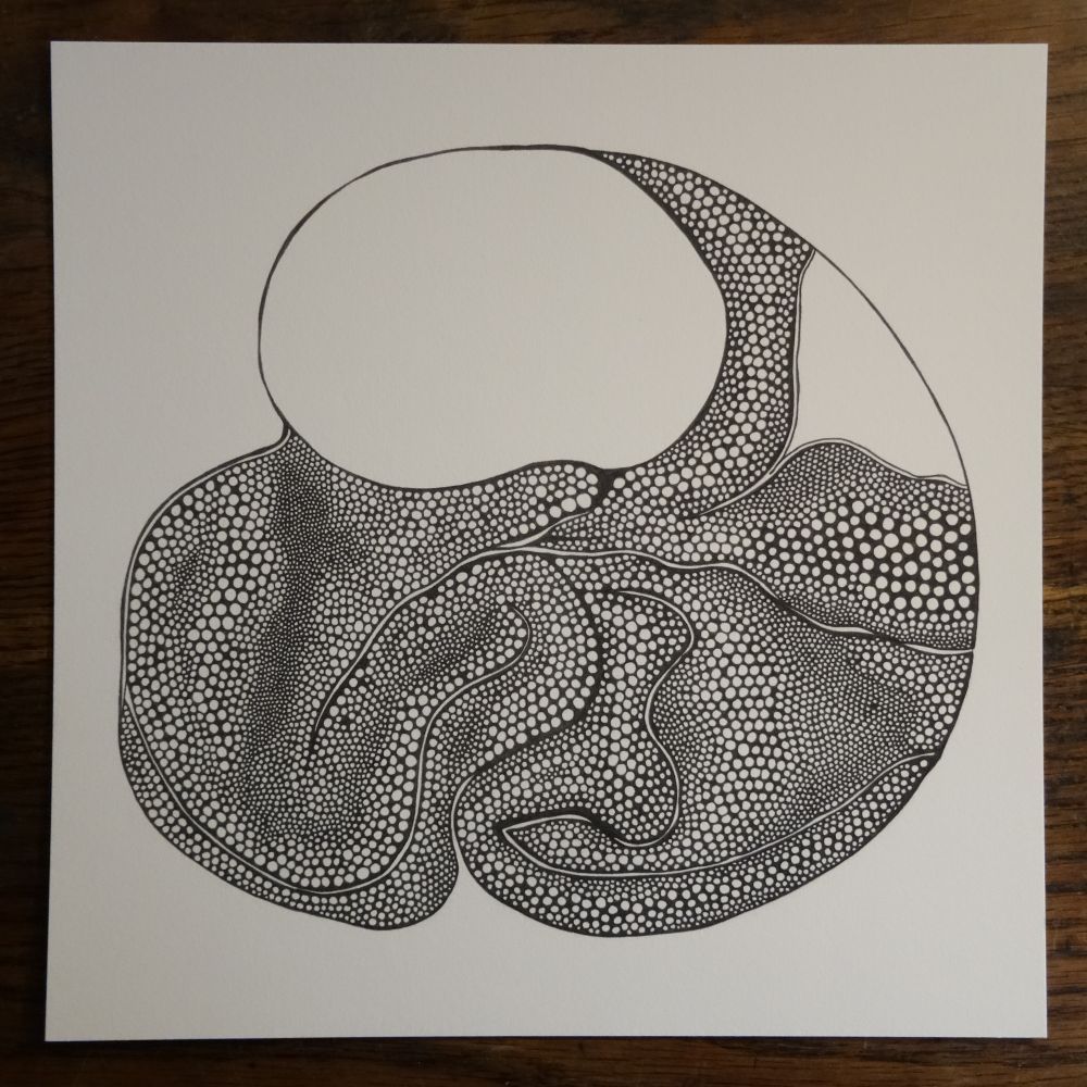 Cerveau bulles, dessin au stylo par Émilie B! | Kwaz'Art