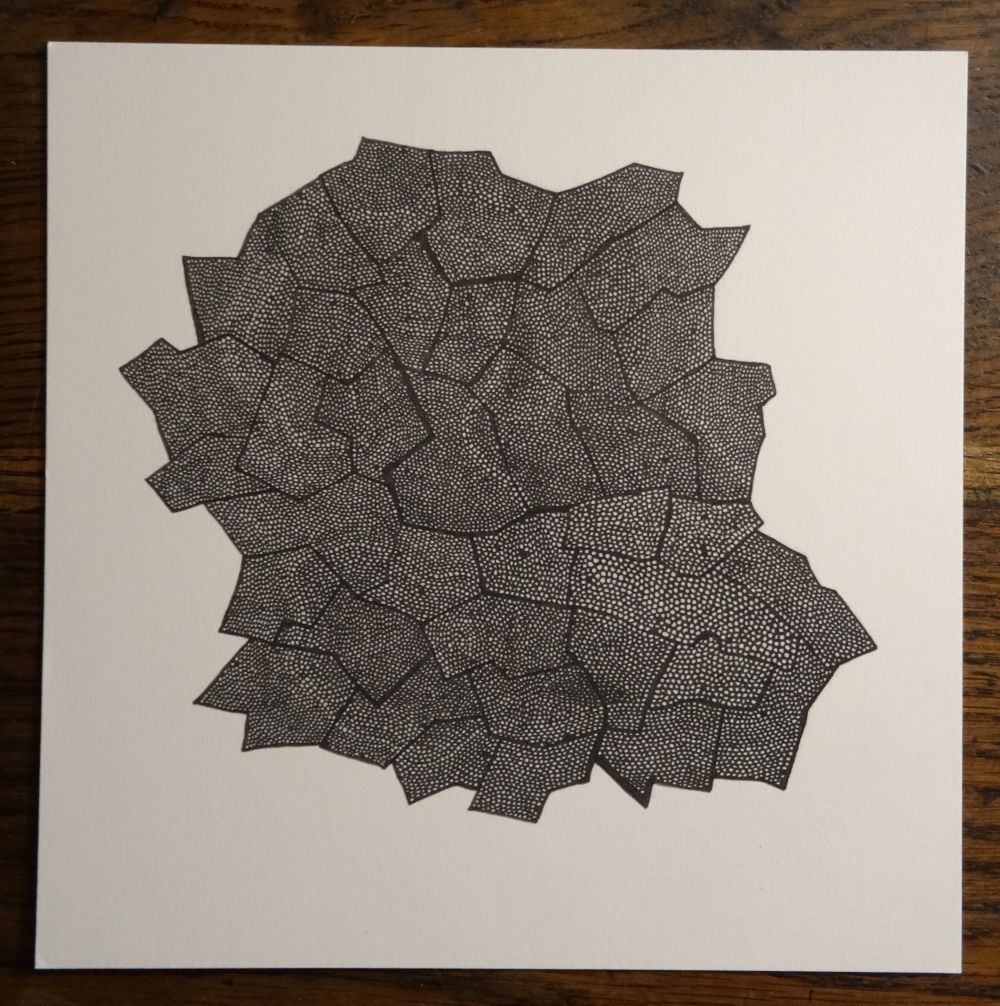 Carte, dessin au stylo par Émilie B! | Kwaz'Art