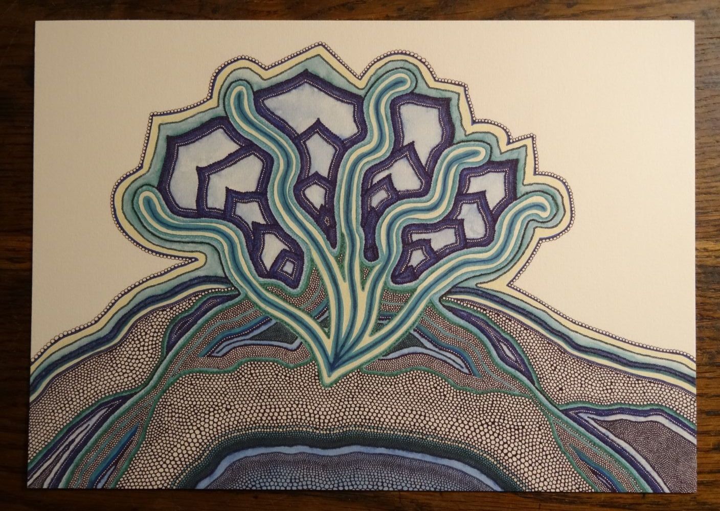 Diamant, dessin au stylo par Émilie B! | Kwaz'Art